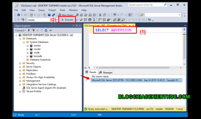 Hướng dẫn cách tạo kết nối đến SQL Server thông qua SSMS