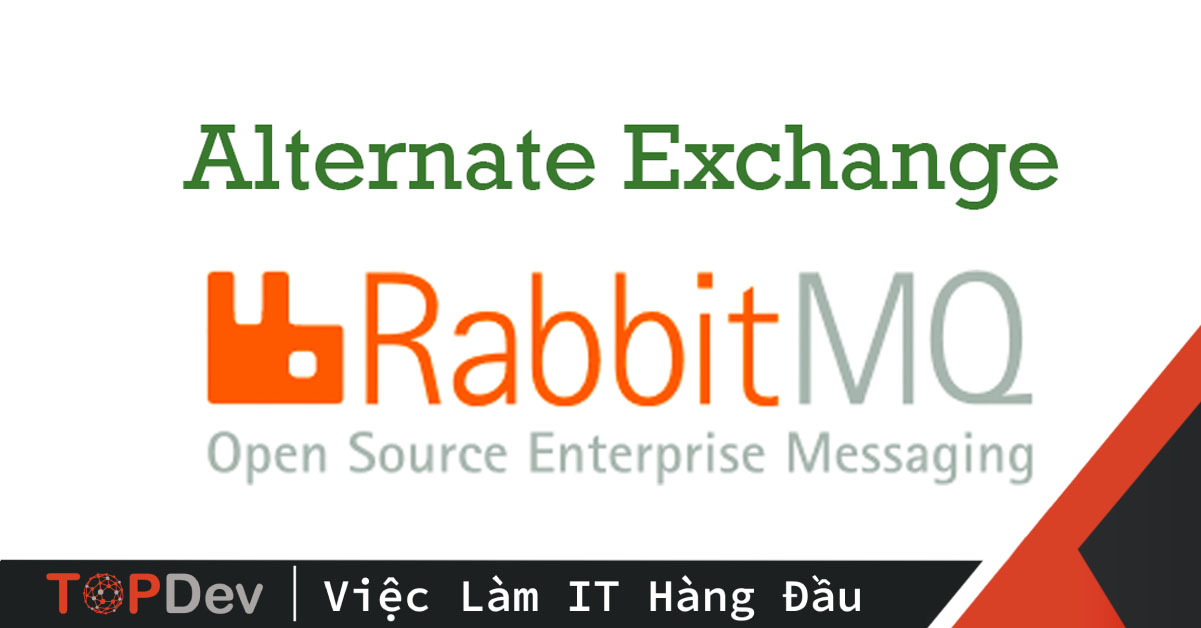 Sử dụng Alternate Exchange trong RabbitMQ | TopDev