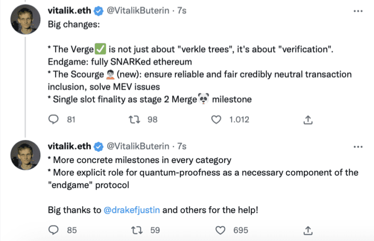 5 giai đoạn trong kế hoạch tiếp theo của Ethereum sau The Merge