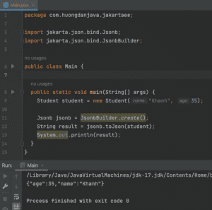 Giới thiệu về JSON Binding trong Jakarta EE