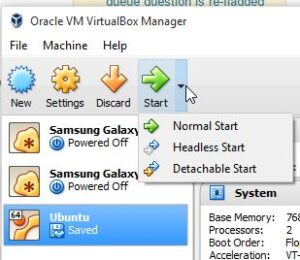 Virtualbox Headless Frontend là gì?