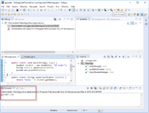 Hướng dẫn debug code trong eclipse
