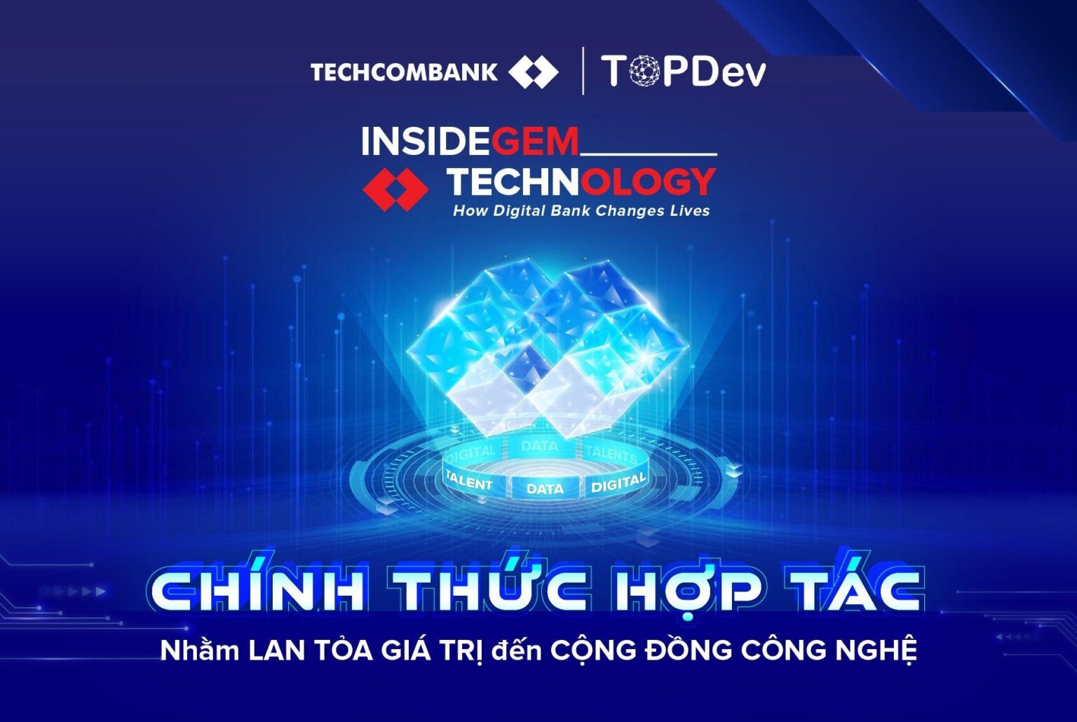 Techcombank Careers x Topdev: Cái bắt tay lan tỏa giá trị đến cộng đồng Công nghệ & Dữ liệu tại ...