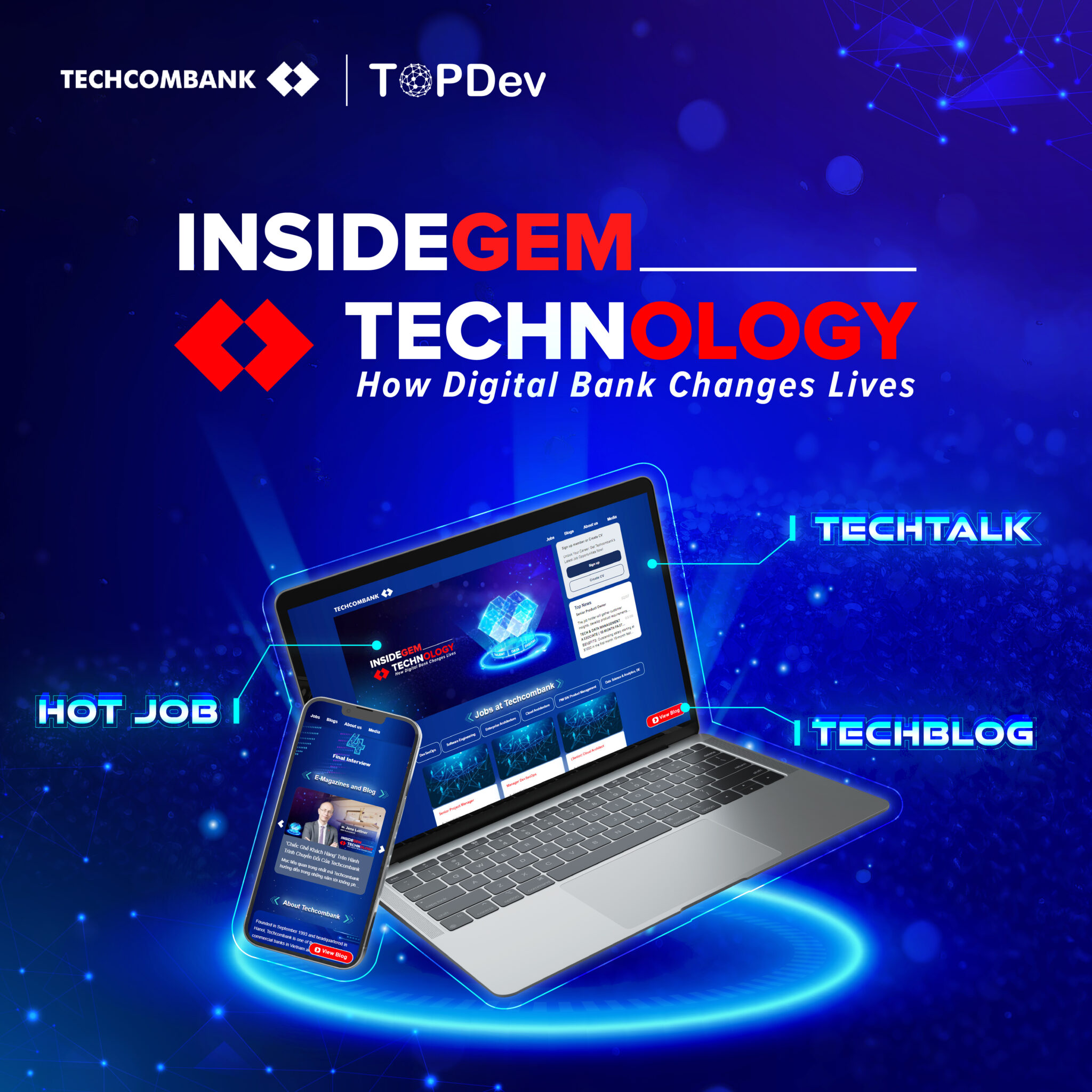 Techcombank Careers x Topdev: Cái bắt tay lan tỏa giá trị đến cộng đồng Công nghệ & Dữ liệu tại ...