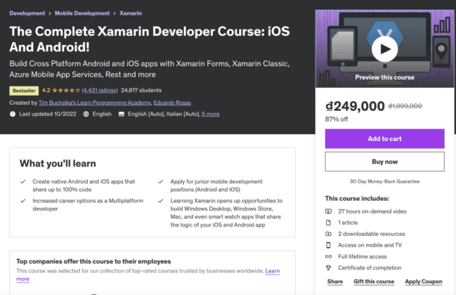 Xamarin Developer là gì? Tại sao nên sử dụng Xamarin?