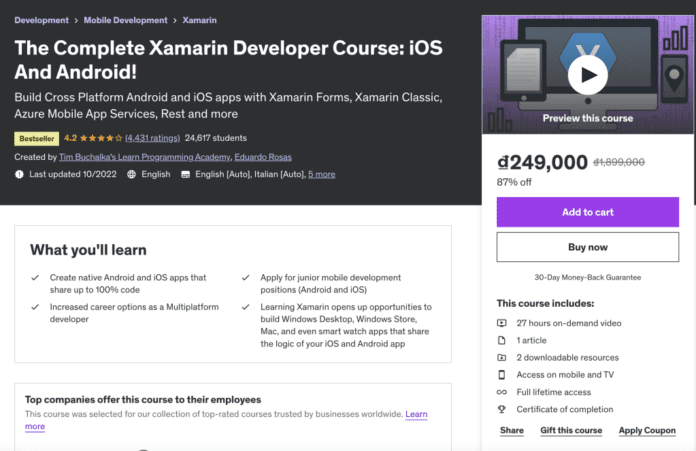 Xamarin Developer là gì? Tại sao nên sử dụng Xamarin?