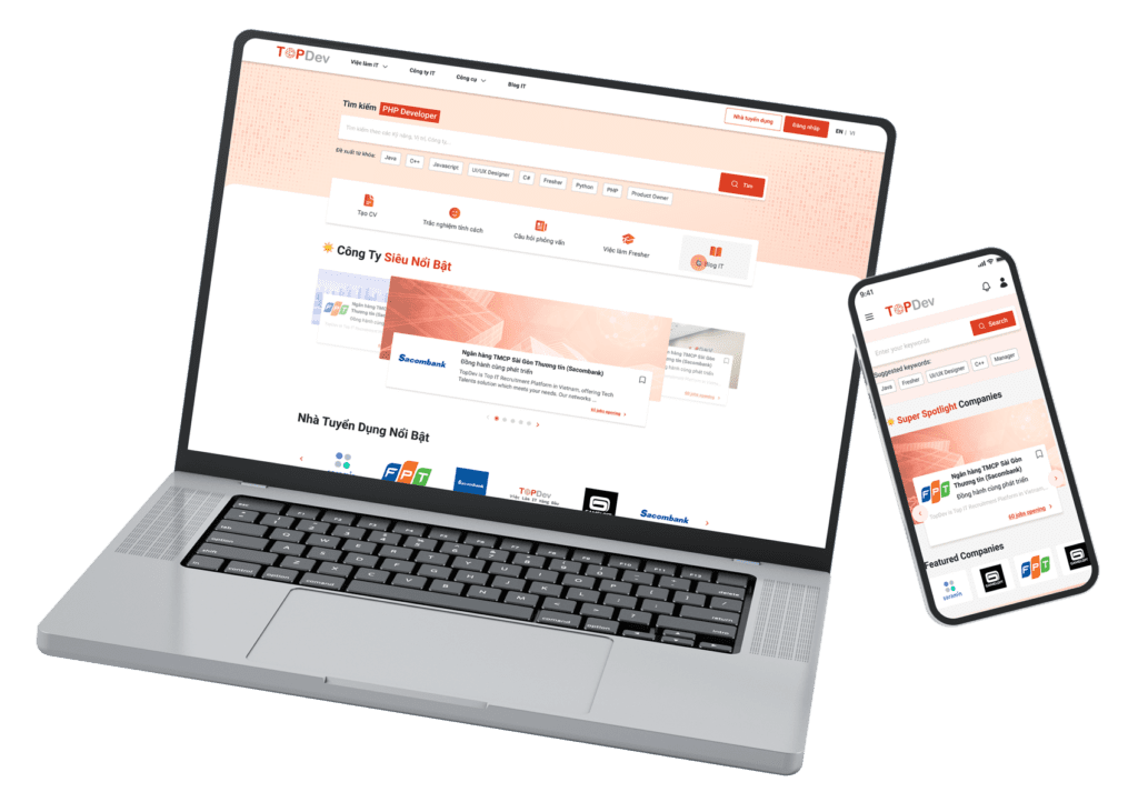 TOPDEV CẬP NHẬT GIAO DIỆN MỚI: Thêm tính năng – Tăng trải nghiệm