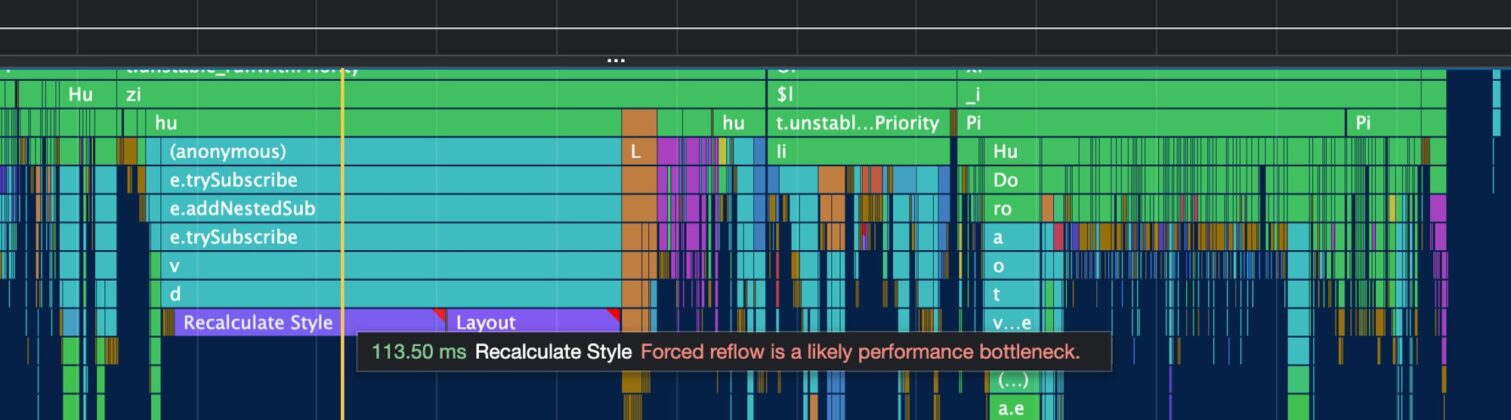 Fix lỗi Force layout, reflow ảnh hưởng tới performance Frontend
