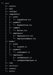 Kinh nghiệm cấu trúc thư mục trong dự án React