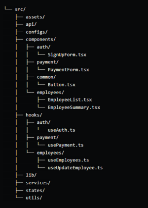 Kinh nghiệm cấu trúc thư mục trong dự án React