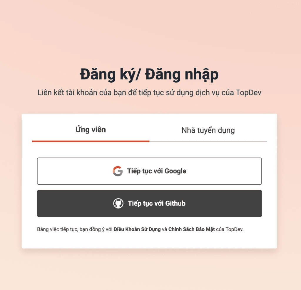 HƯỚNG DẪN CHUẨN HÓA VÀ TẠO CV TRÊN TOPDEV