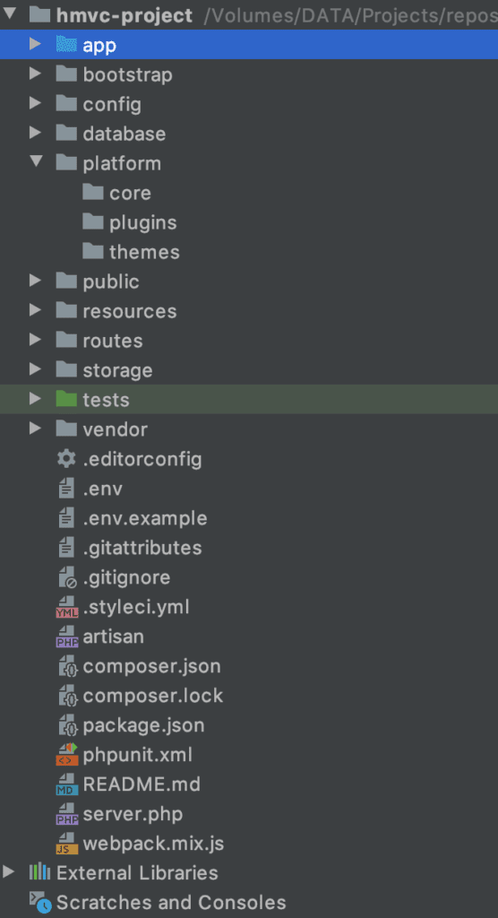 Thiết kế cấu trúc folder HMVC cho Laravel